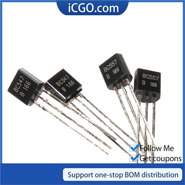 50Pcs BC547 + BC557 Each 50Pcs BC547B BC557B NPN PNP Transistor TO-92 ...