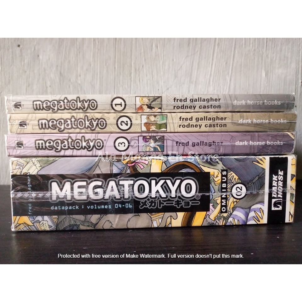 Megatokyo Graphic Novel Set by Fred Gallagher & Rodney Caston Vol 1-6 ...