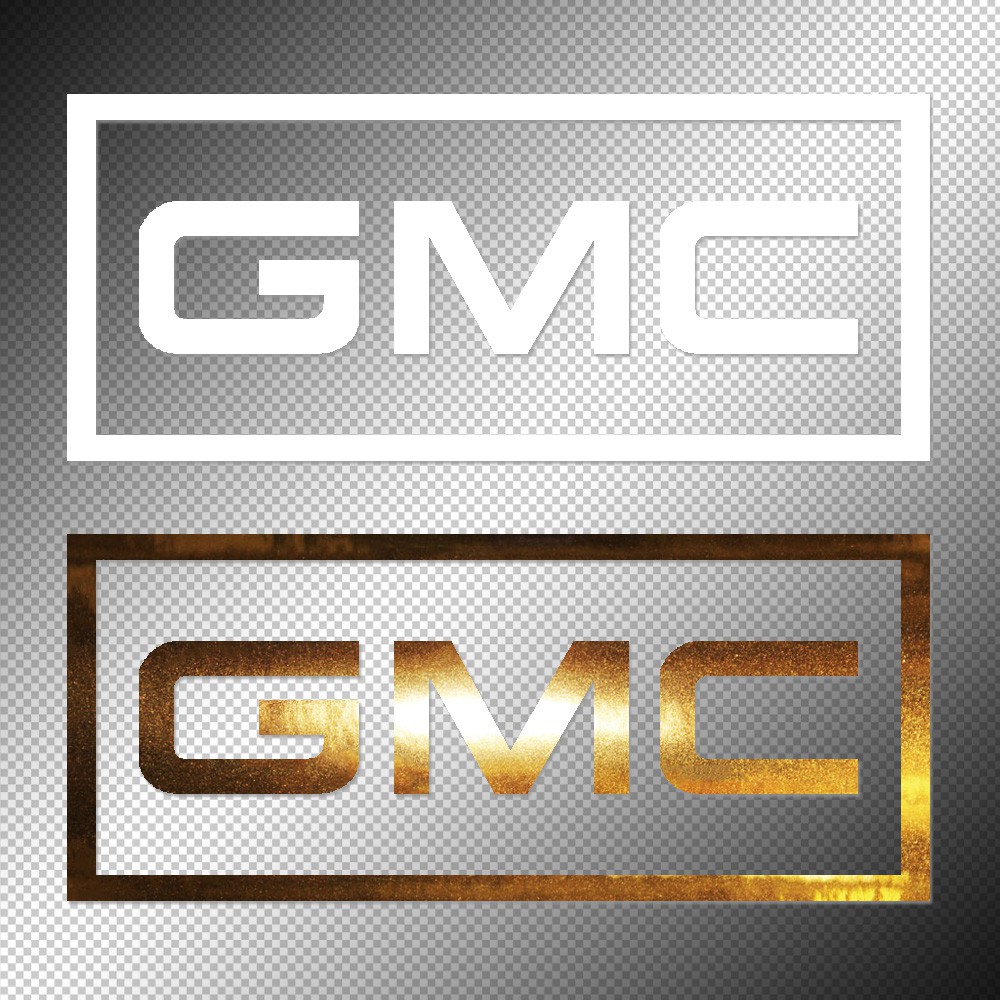 Stickers | (2X) General Motors GMC | Weather proof die-cut decals | 3 ...