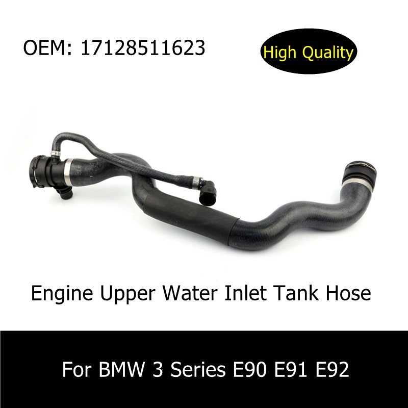 17128511623 Engine Upper Water Inlet Tank Hose For BMW 3 Series E90 E91 ...
