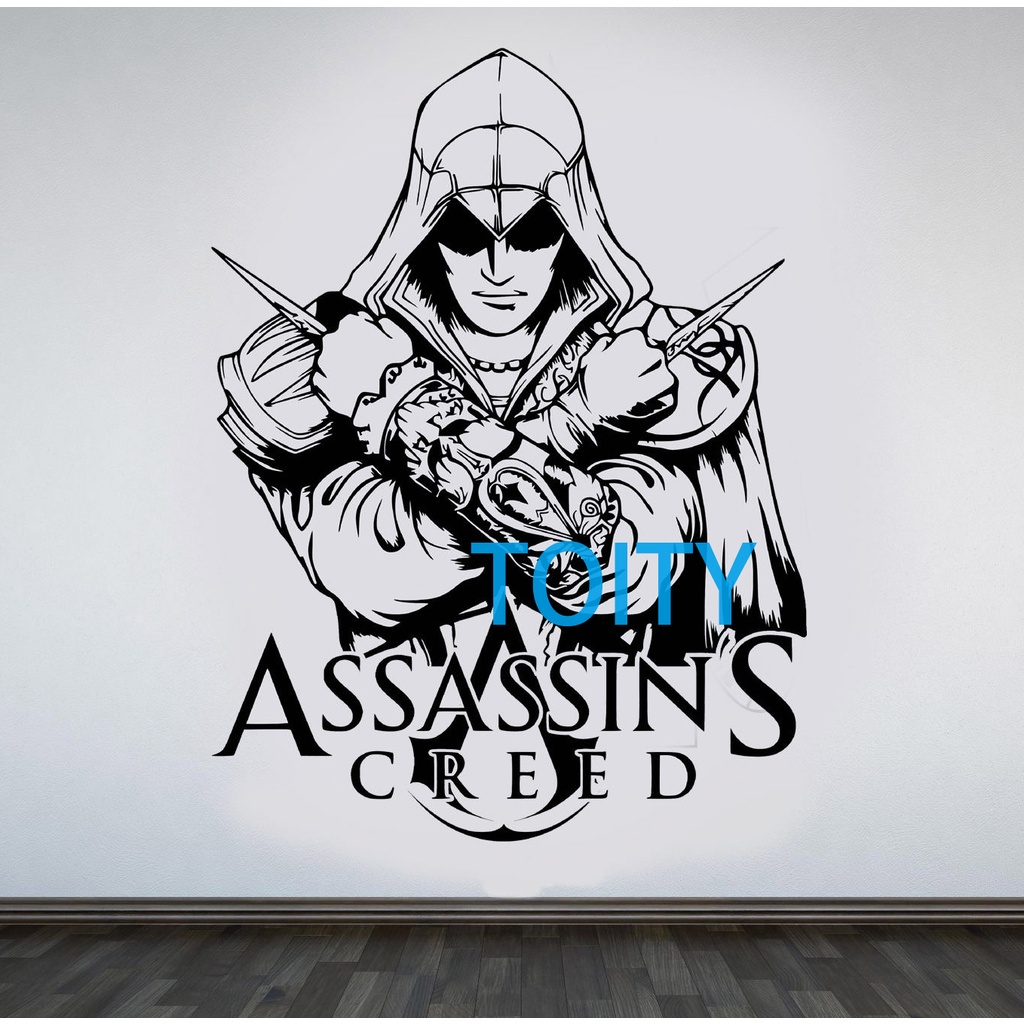 Assassins Creed Wall Sticker Cool Room Decal Vinyl Art Game Poster ...