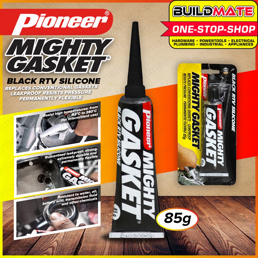 PIONEER Mighty Gasket Black | Grey | Red RTV Silicone 15g | 30g | 85g ...