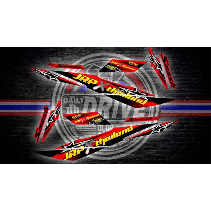 Suzuki Smash 115 Decal Sticker (Thailand Design) | Shopee Philippines
