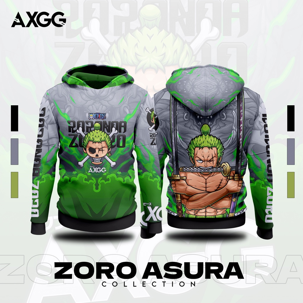 AXGG ' One Piece - Zoro Asura ' Jacket | Shopee Philippines