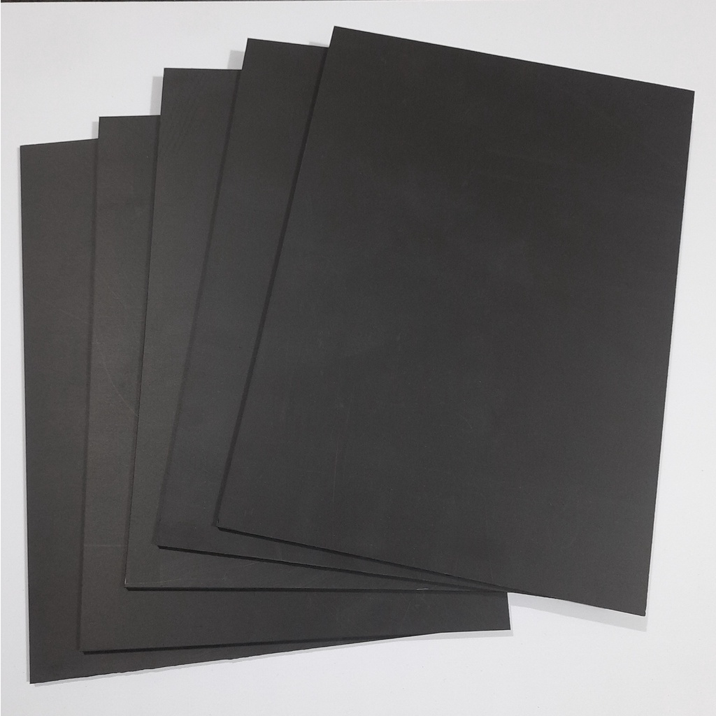 SINTRA BOARD BLACK 3MM 5PCS A4 SIZE | Shopee Philippines