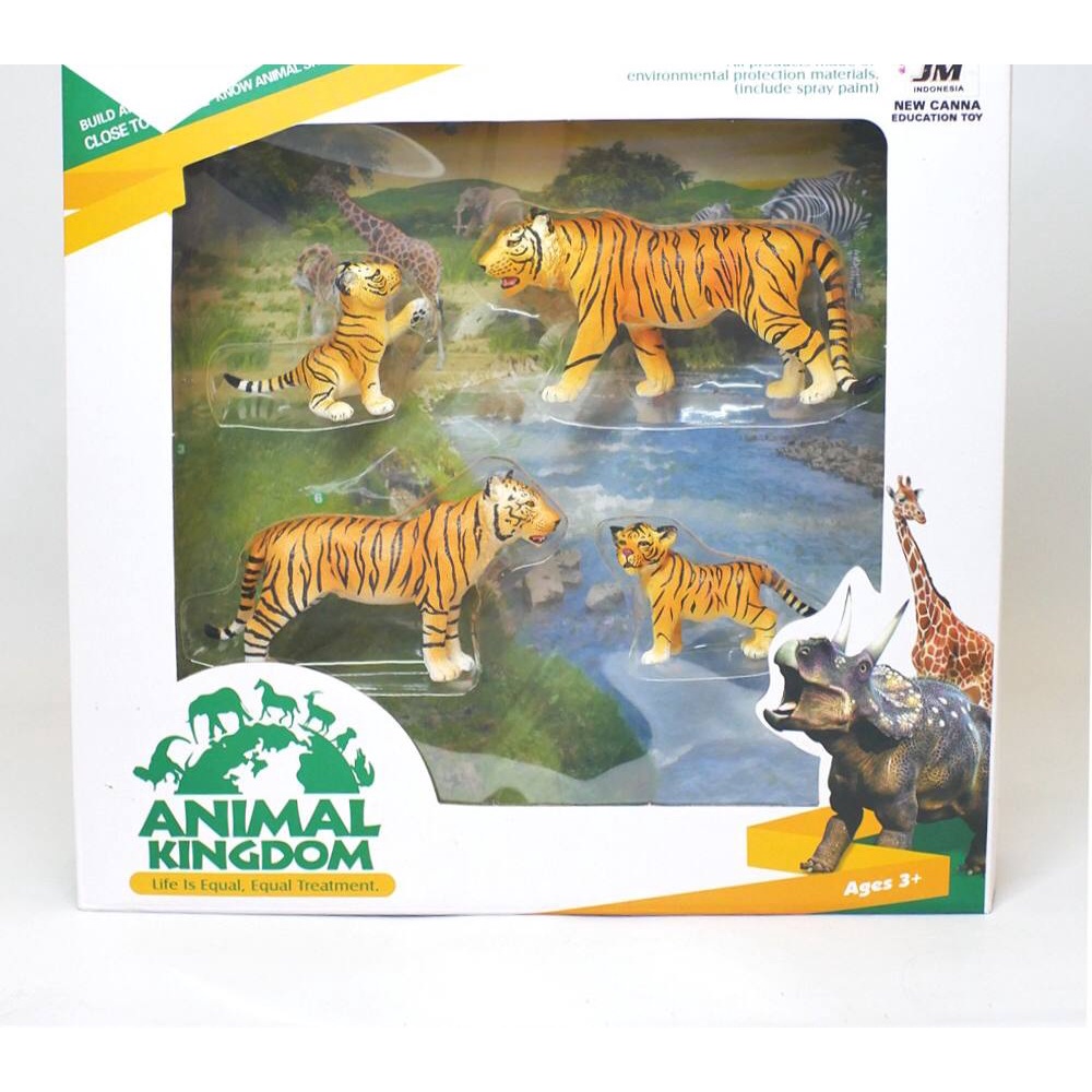 New Canna Animal Kingdom - Tiger Wild Family - Tiger Get 4pcs | Shopee ...