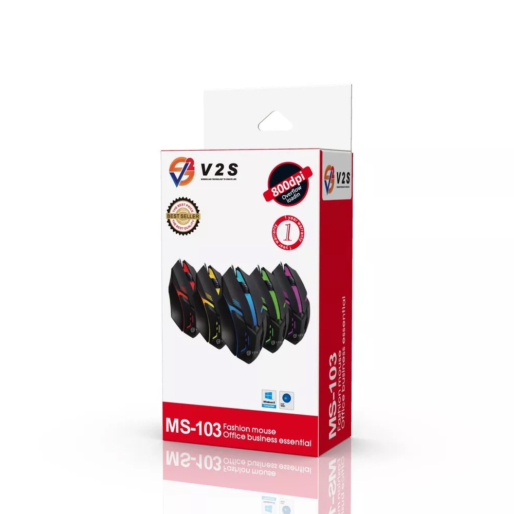 V2S MS-103 Wired Gaming Mouse | Cool High Configuration Led Backlight ... V2S MS-103 Wired Gaming Mouse | Cool High Configuration Led Backlight ...