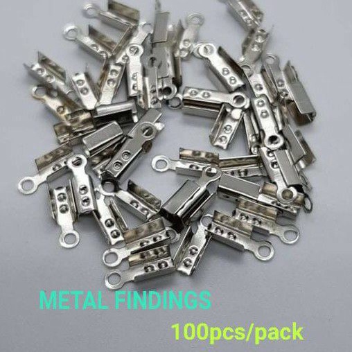 100 PCS METAL CRIMP/ FINDINGS | Shopee Philippines