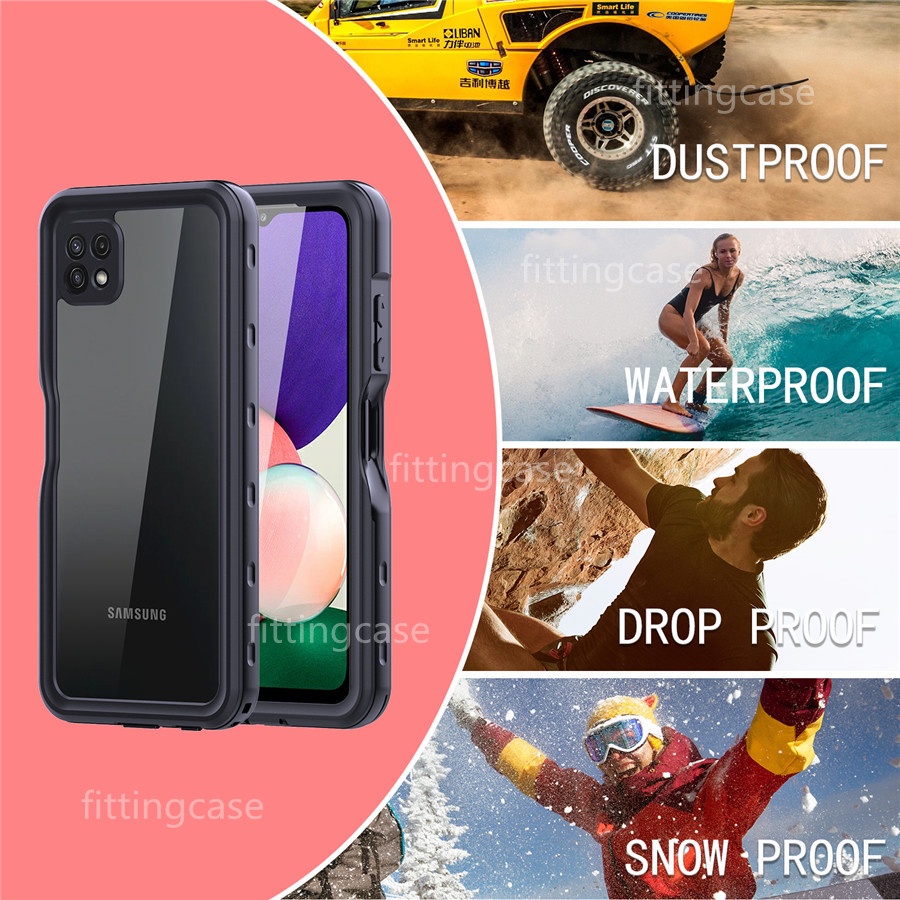 Shellbox IP68 Waterproof Case For Samsung Galaxy A15 A25 A35 A55 5G A42 5G A14 A32 5G seal case ...