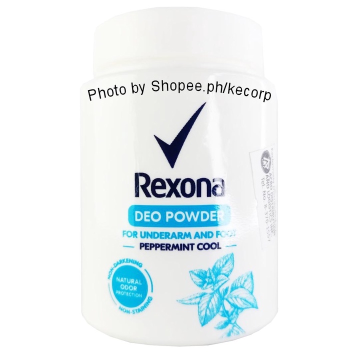 Rexona Deo Powder Peppermint Cool 25g for Underarm or Foot KECORP_S1 ...