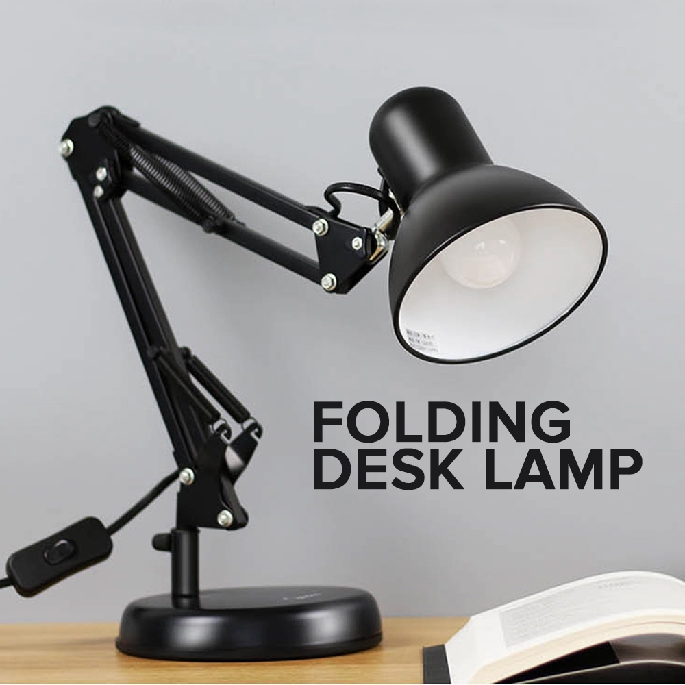 Study Table Lamp Office Desk Light With Flexible Swing Arm (no bulb ...