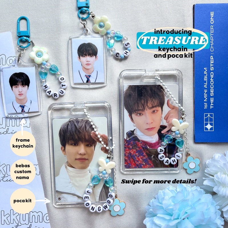 Treasure KEYCHAIN | Keychain Frame, Mini Keychain and Poca Kit | Shopee ...