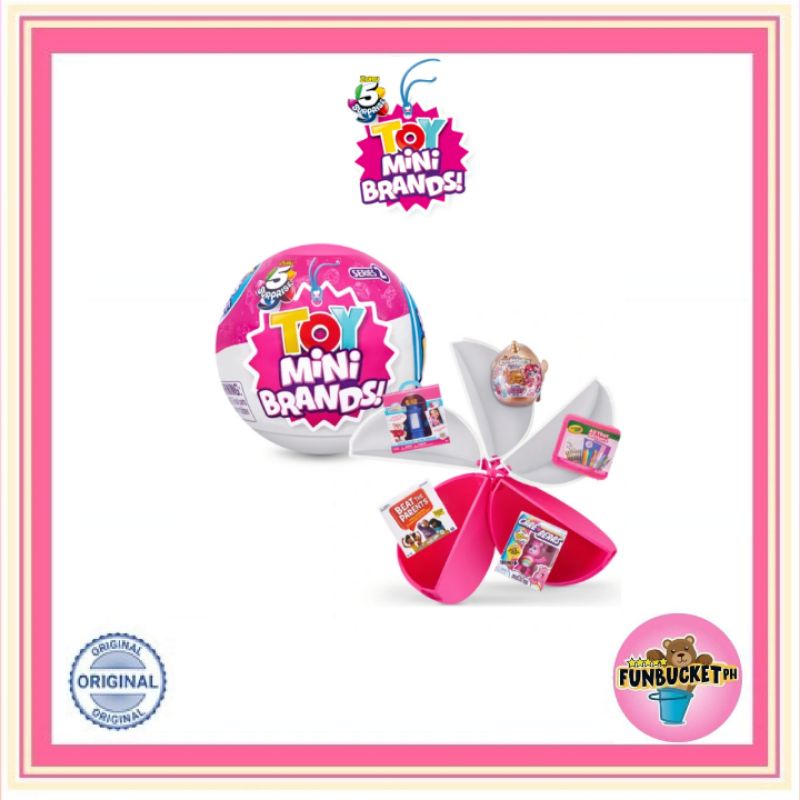 Original 5 Surprise Toy Mini Brands Series 2 Capsule Assortment By ZURU | Shopee Philippines