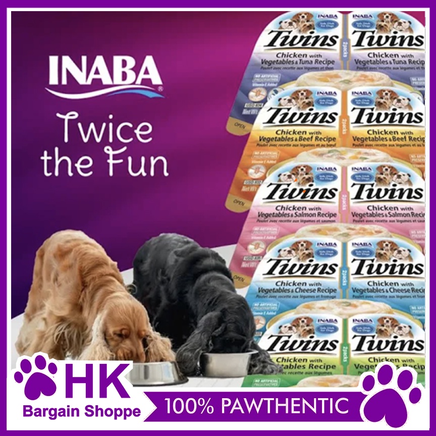 Inaba Ciao Churu Twins Wet Dog Food in Cups (2 x 35g) | Shopee Philippines