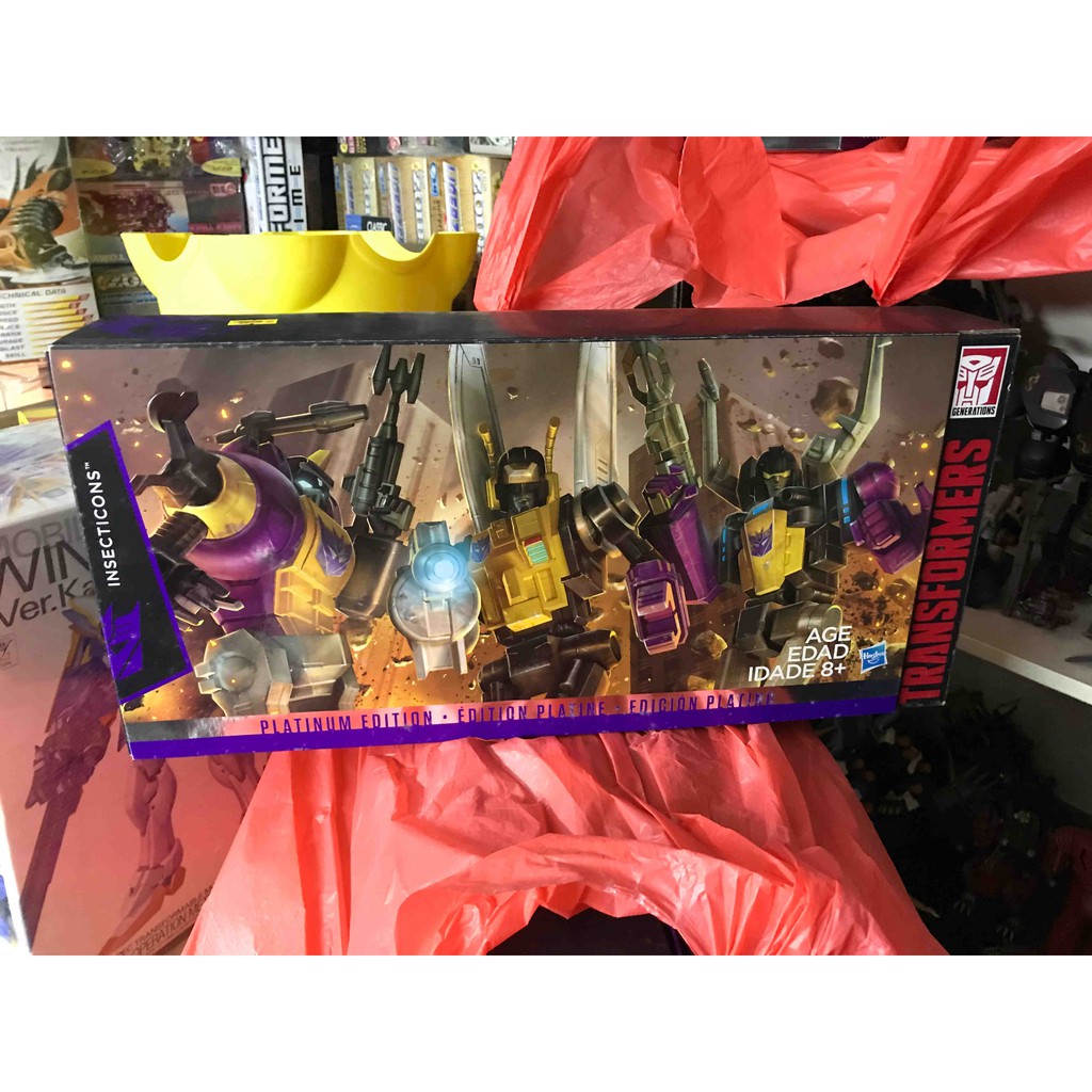 Hasbro Transformers Platinum Edition Insecticons Insecticon Bombshell ...