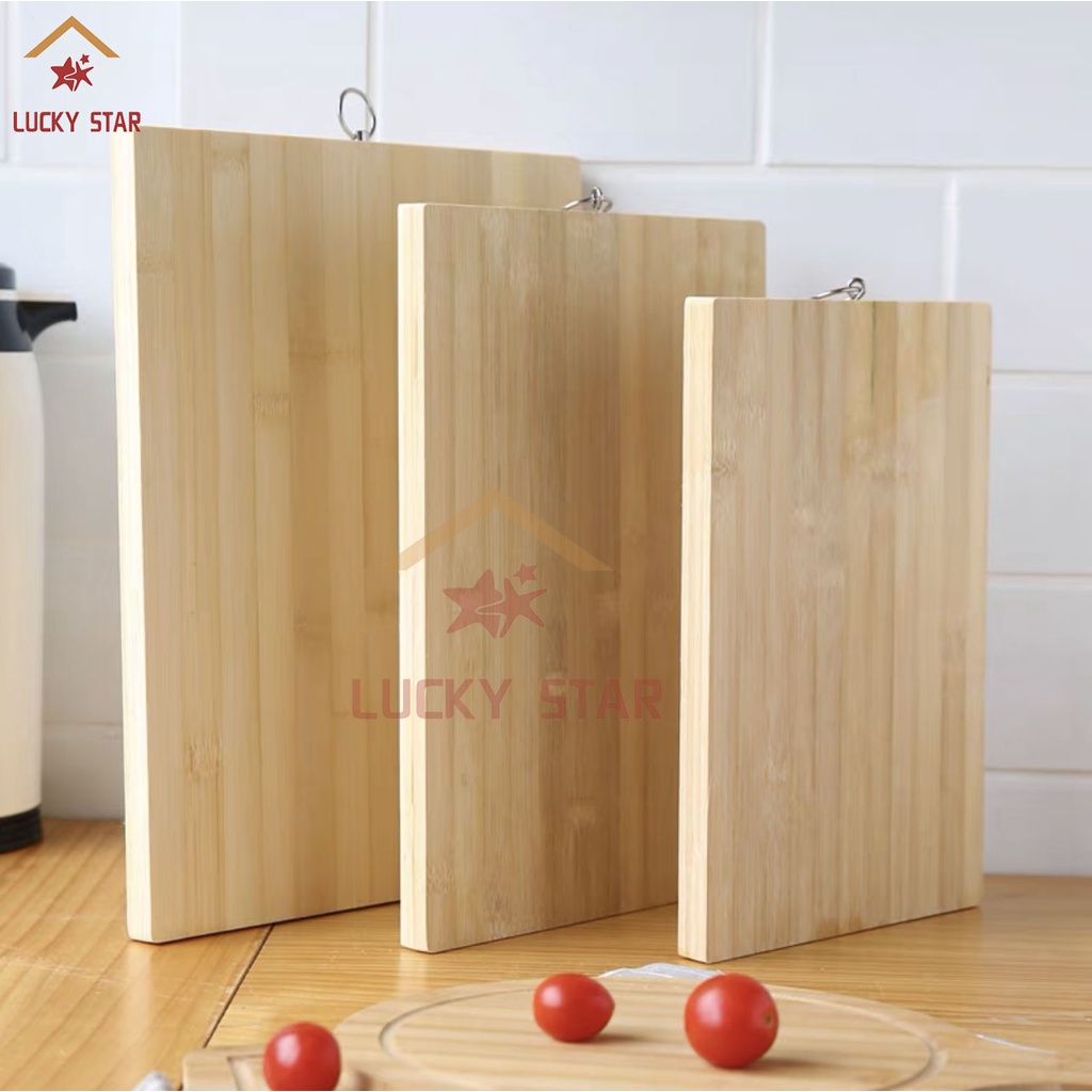 Multi-Purpose Bamboo Chopping Board Cutting Board Thick Rectangular ...