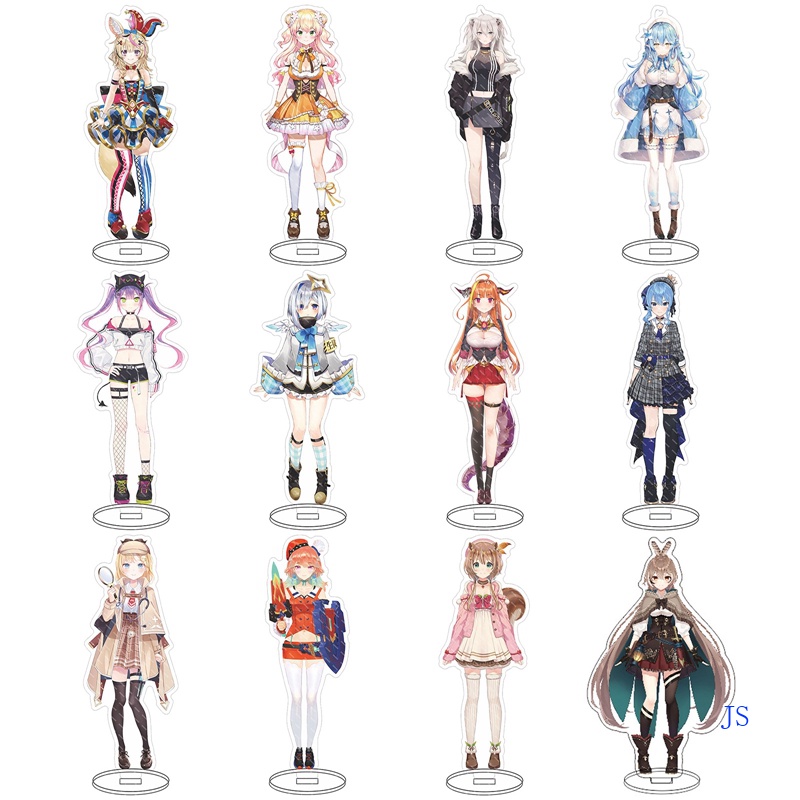 JS Anime HOLOLIVE Vtuber Double-Sided Acrylic Stand Figure Model Plate ...