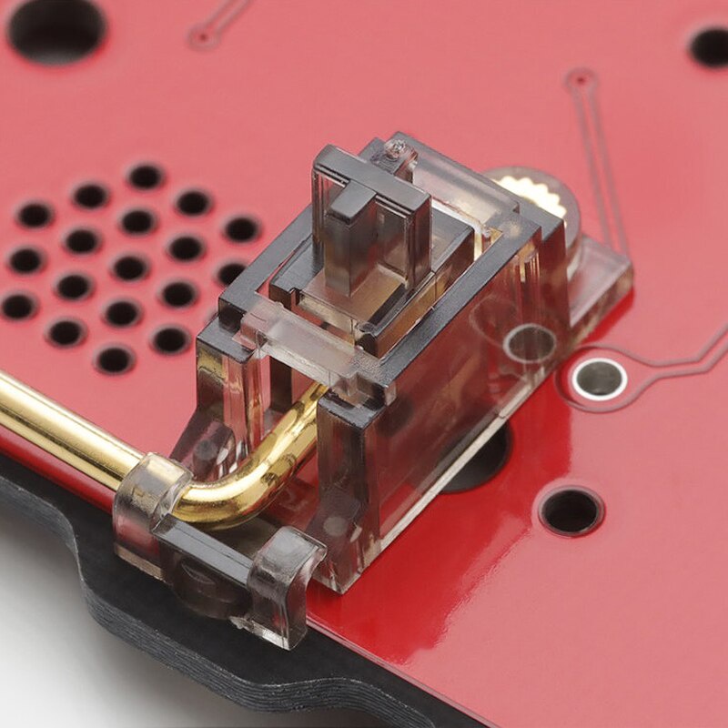 EVERGLIDE V2 TRANSPARENT GOLD PLATED PCB SCREW IN STABILIZER FOR CUSTOM ...