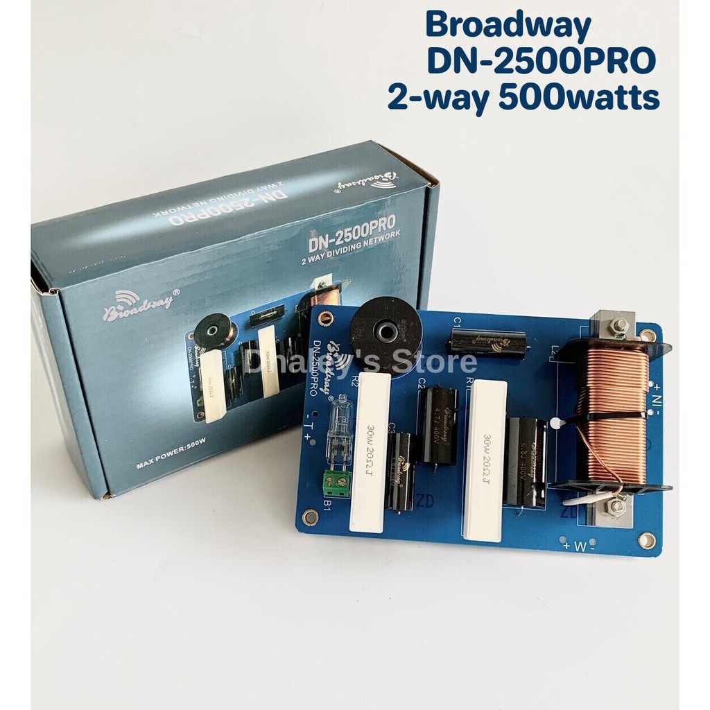 Broadway Dividing Network 2-way 500watts / 2-way 500 watts Dividing ...