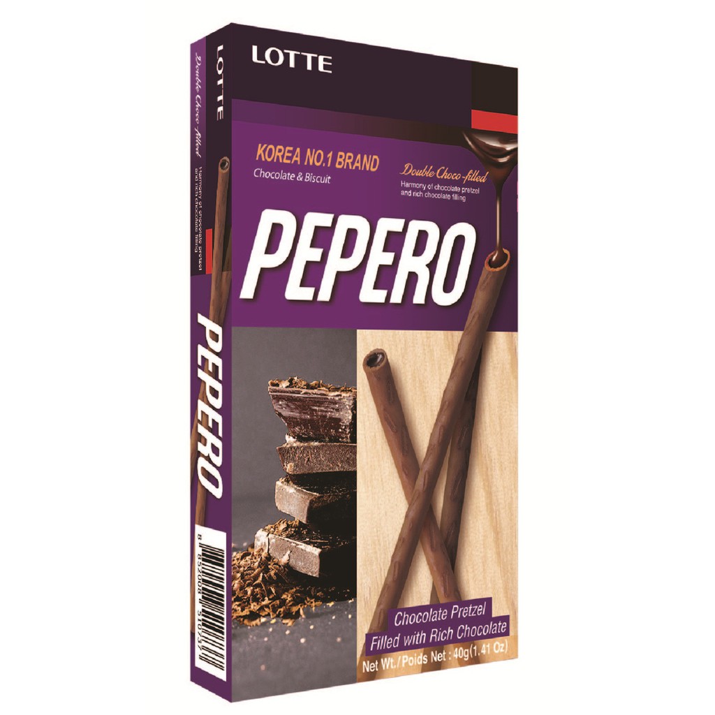 Pepero Double Choco-filled 40g | Shopee Philippines