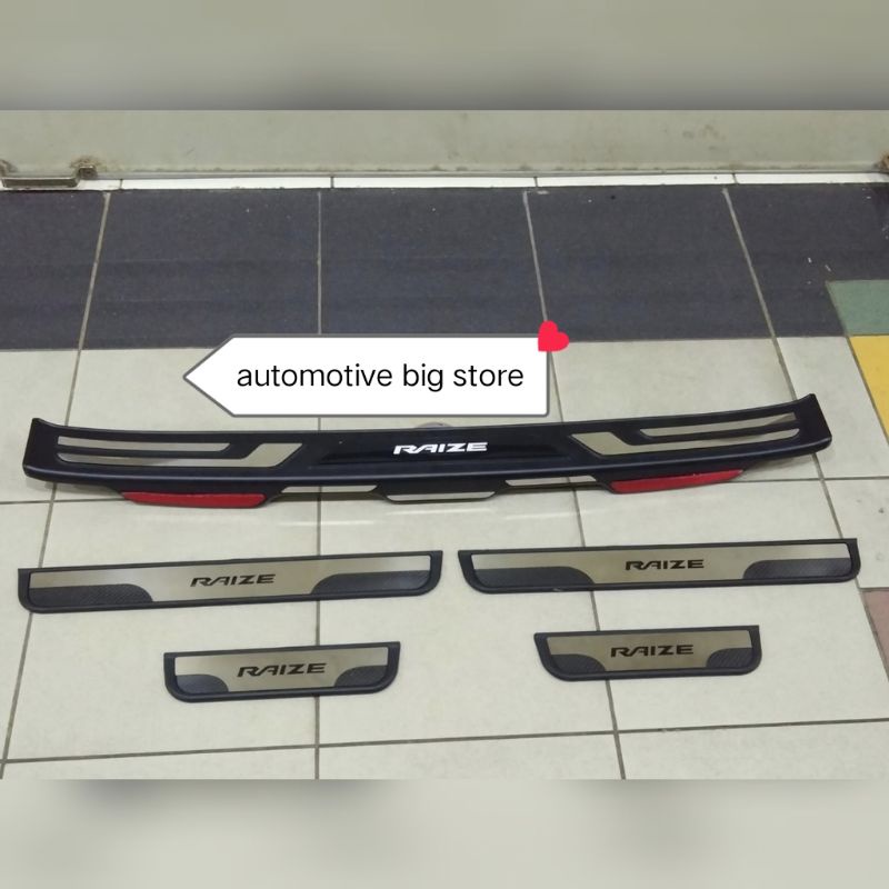 Toyota Raize Side And Rear Sill Plate Sill Plate Package (5Pcs ...