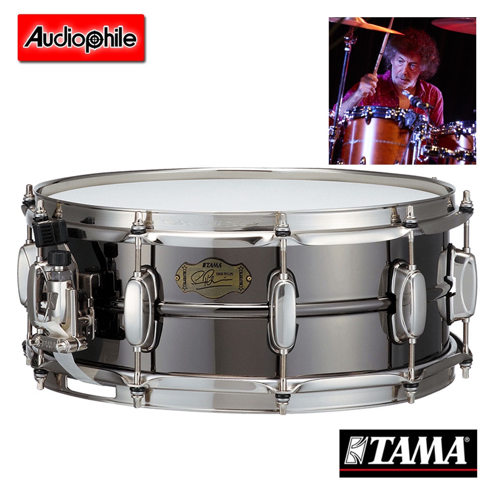TAMA SIMON PHILLIPS SNARE SP1455H GLADIATOR BRONZE SHELL (Made in Japan ...