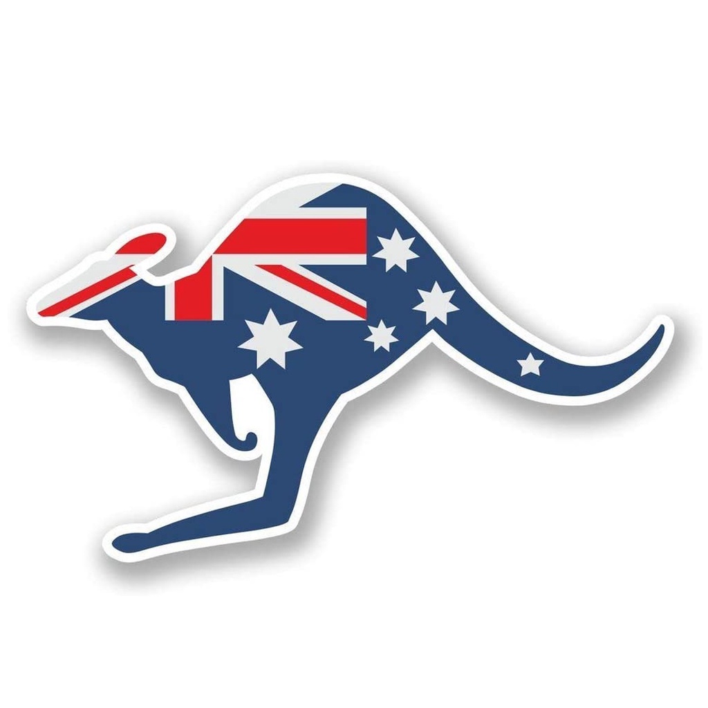5inches Australia Kangaroo Vinyl Decal Sticker for Car Truck Window ...