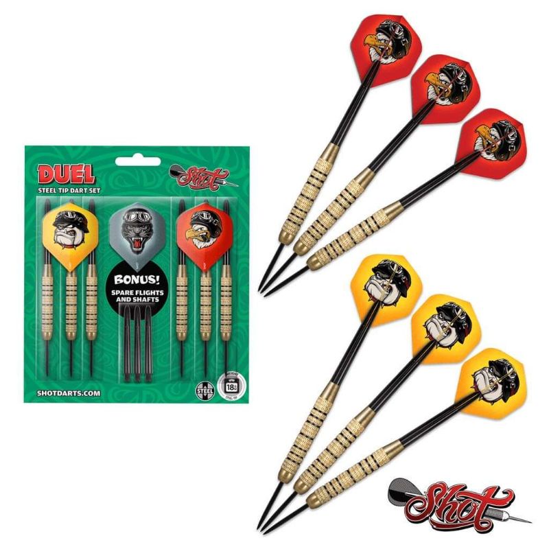 Shot Darts Duel Steel Tip Dart Pack 18G | Shopee Philippines