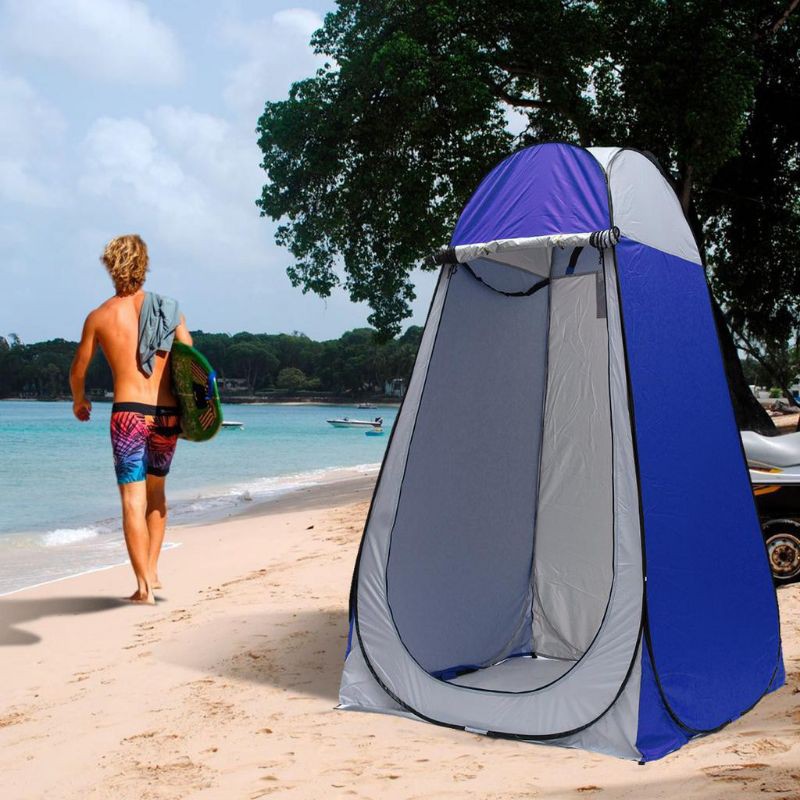 Portable pop-up tent camping sea shower outdoor private locker room ...