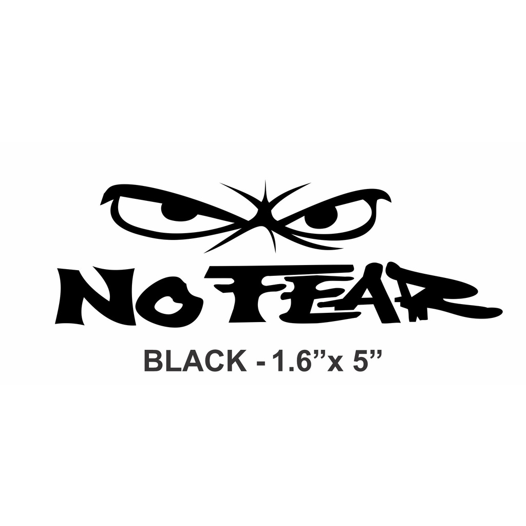 NO FEAR VINYL STICKER for car,motorcycle, etc | Shopee Philippines