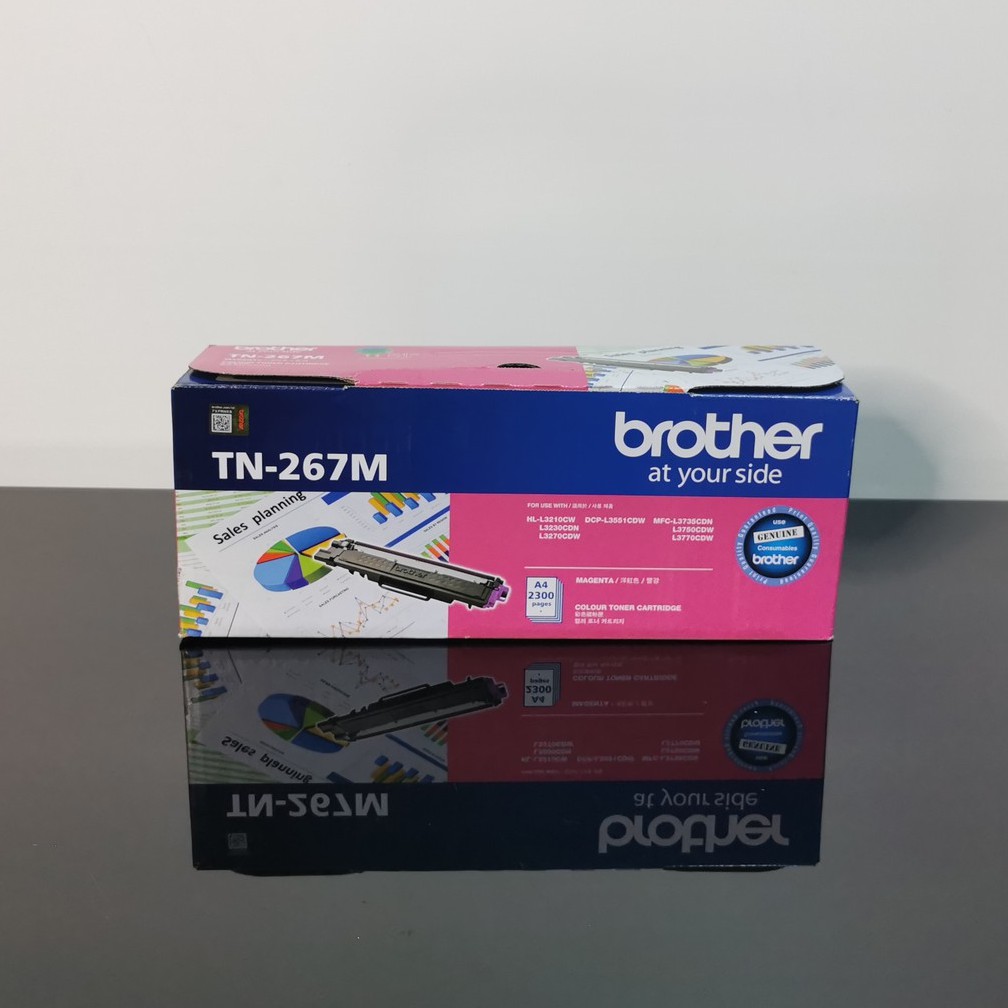 Brother TN-267 Original Color Toner Cartridge Black, Cyan, Magenta ...