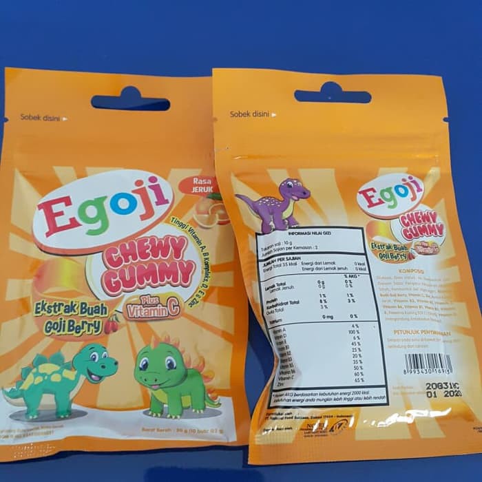 Egoji Chewy Gummy (Orange) | Shopee Philippines