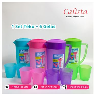 Teko Calista/Teko TAKANKALA/Teko TAKANKALA/Teko Calista 7 in 1/Teko Calista TAKANKALA Teko Set ...
