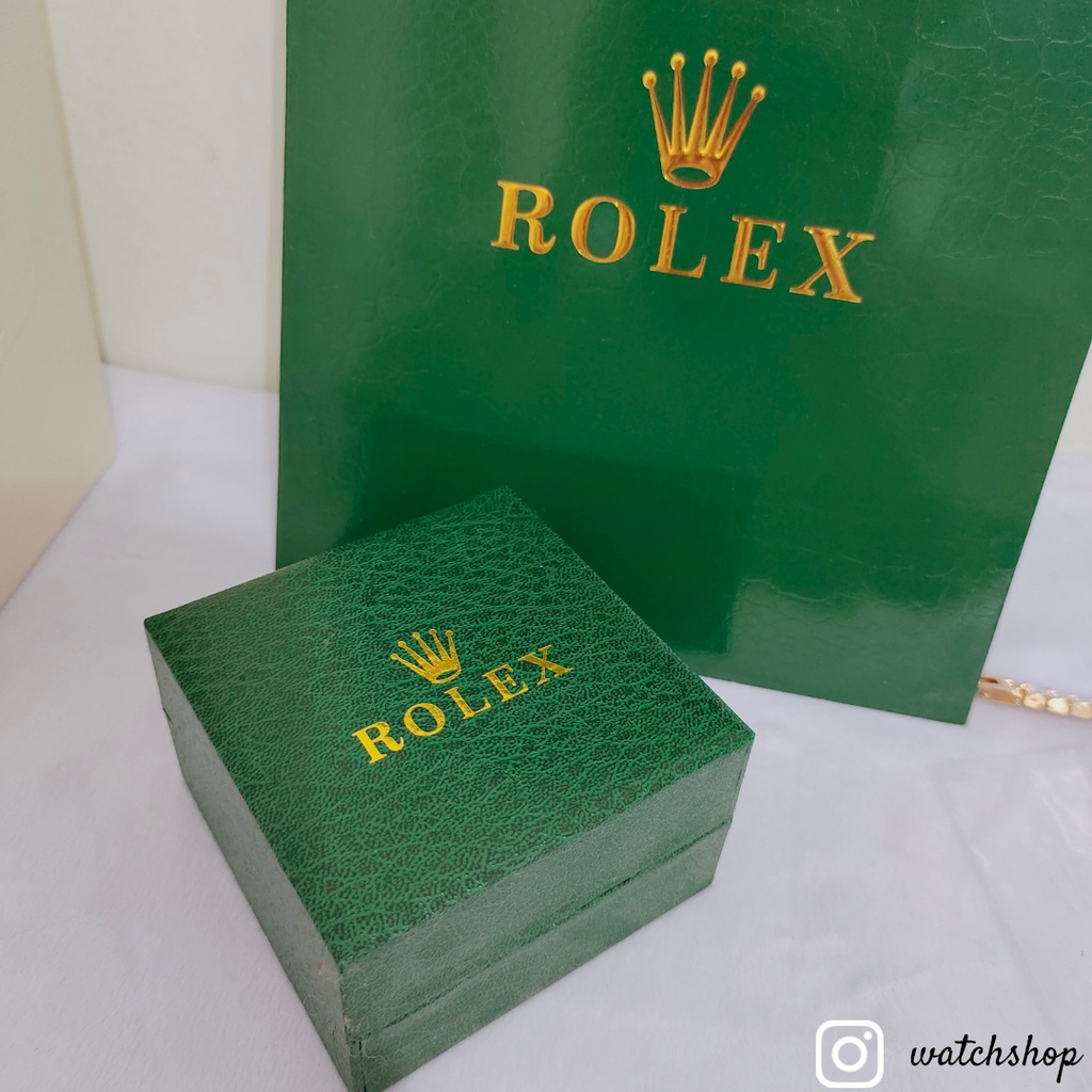 Rolex Hard Box and Paper bag watch box gift box | Shopee Philippines