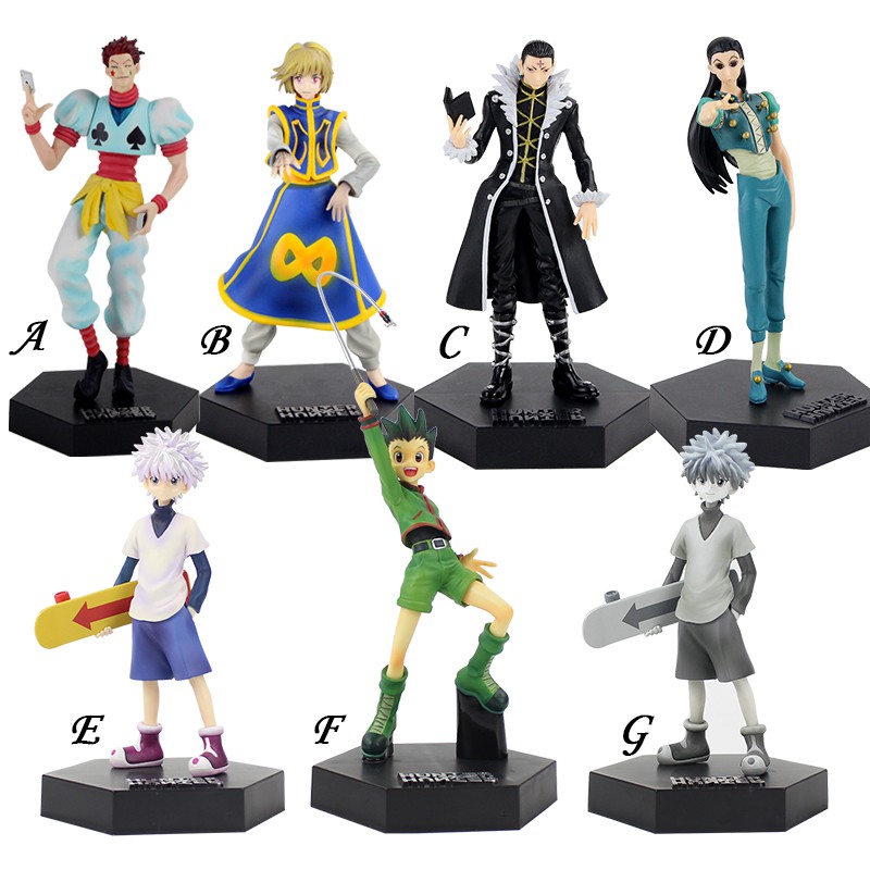 Hunter X Hunter figure toys Killua Zoldyck Gon Freecss Chrollo Lucilfer ...