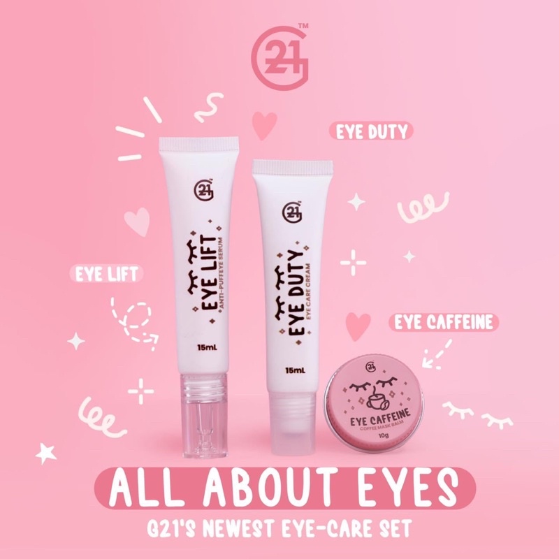 G21 All About Eyes - Serum, Cream, Mask Balm(Eye Care Set) | Shopee ...