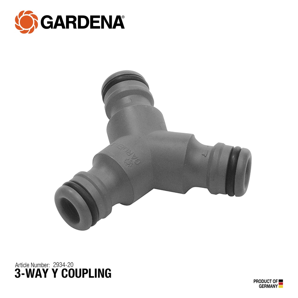 GARDENA 3-Way Y Coupling | Shopee Philippines