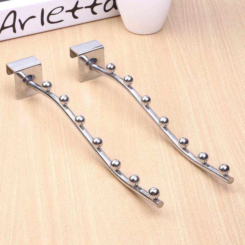 ⭐W L H⭐Chrome Plated Tube Bar Hooks Hanger Display (Straight and ...