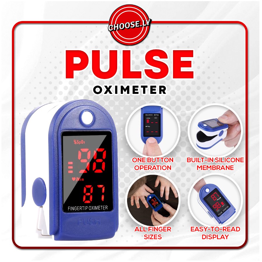 Oximeter Original Finger Digital Fingertip Pulse Blood Oxygen ...