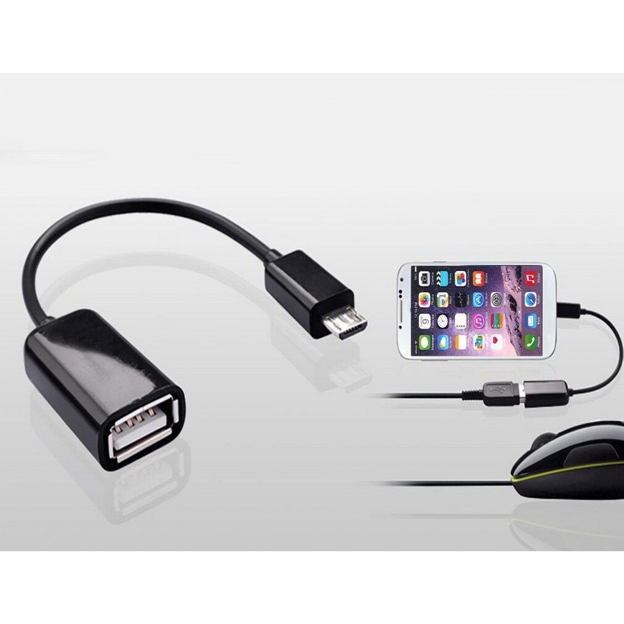 S-K07 Mobile Phone OTG Connection Kit Micro USB Cable OTG Adapte ...