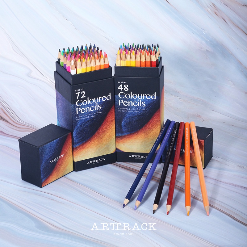 24/36/48/72 Brutfuner Oily Art Coloured Pencils Set for Adult Coloring ...