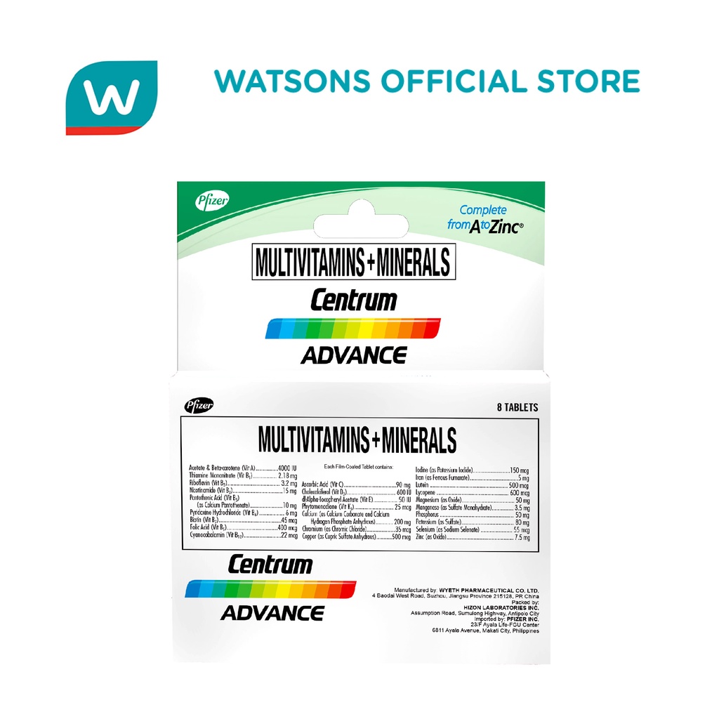 CENTRUM Advance 8 Tablets | Shopee Philippines