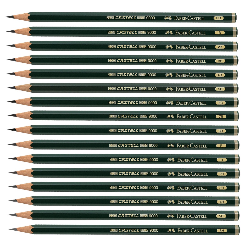 Faber-Castell 9000 Graphite Pencil Set (16 Grades) [121171SET] | Shopee ...