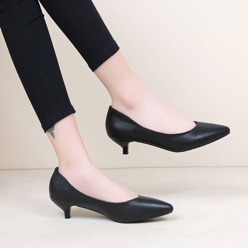 2 inches heels school shoes with heels Block Heels Professional working ...