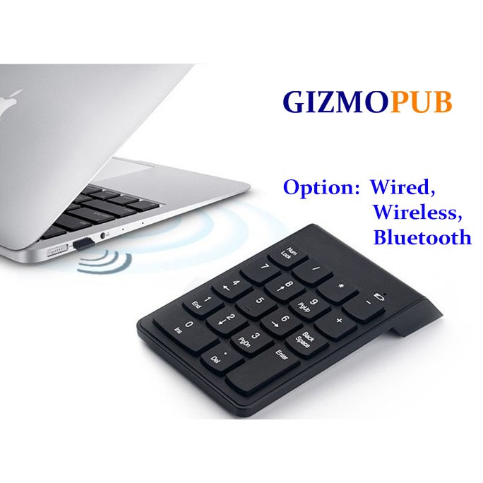 Number Pad Numeric Keypad Keyboard for Laptop PC Wireless 2.4GHz ...
