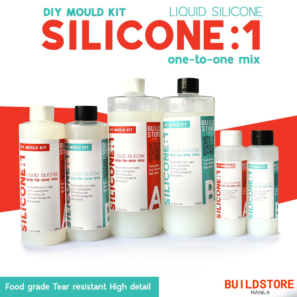 DIY Mold Kit Liquid Silicon Mold Maker | Silicon Mix 1:1| RTV Food ...