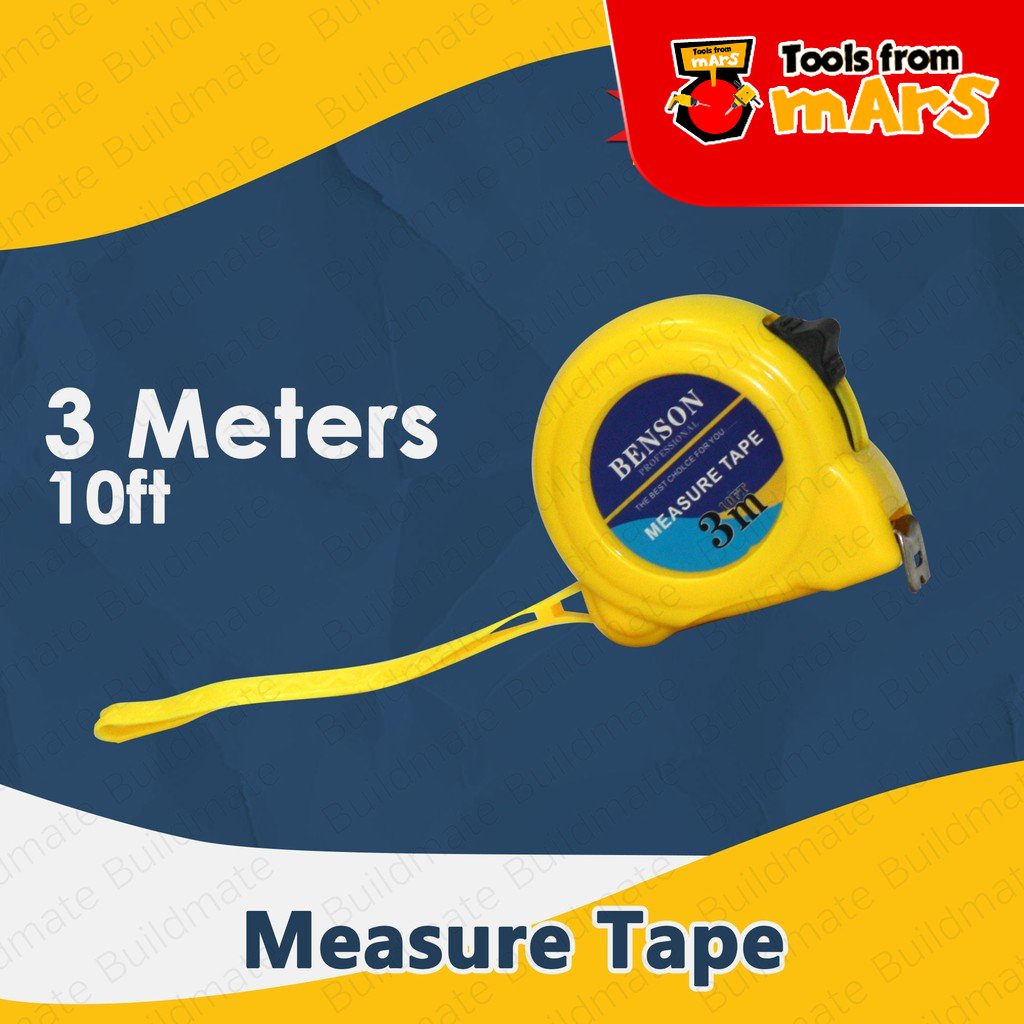 Benson Measuring Tape Measure 3M / 10ft •TFM• | Shopee Philippines