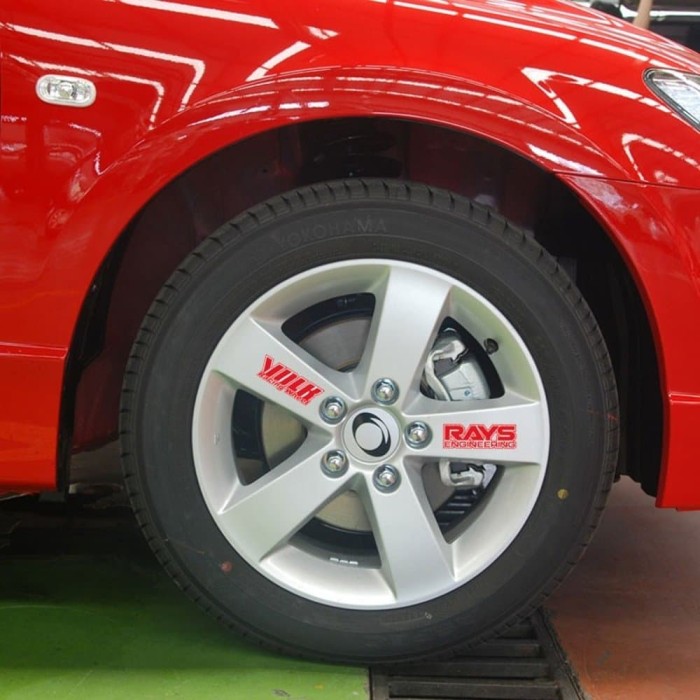 Volk racing wheel sticker rays engeneering wheel sticker Cool 8 wheel ...