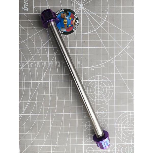 SET UP TITANIUM FRONT AXLE ( HONDA CLICK / AIRBLADE ) | Shopee Philippines