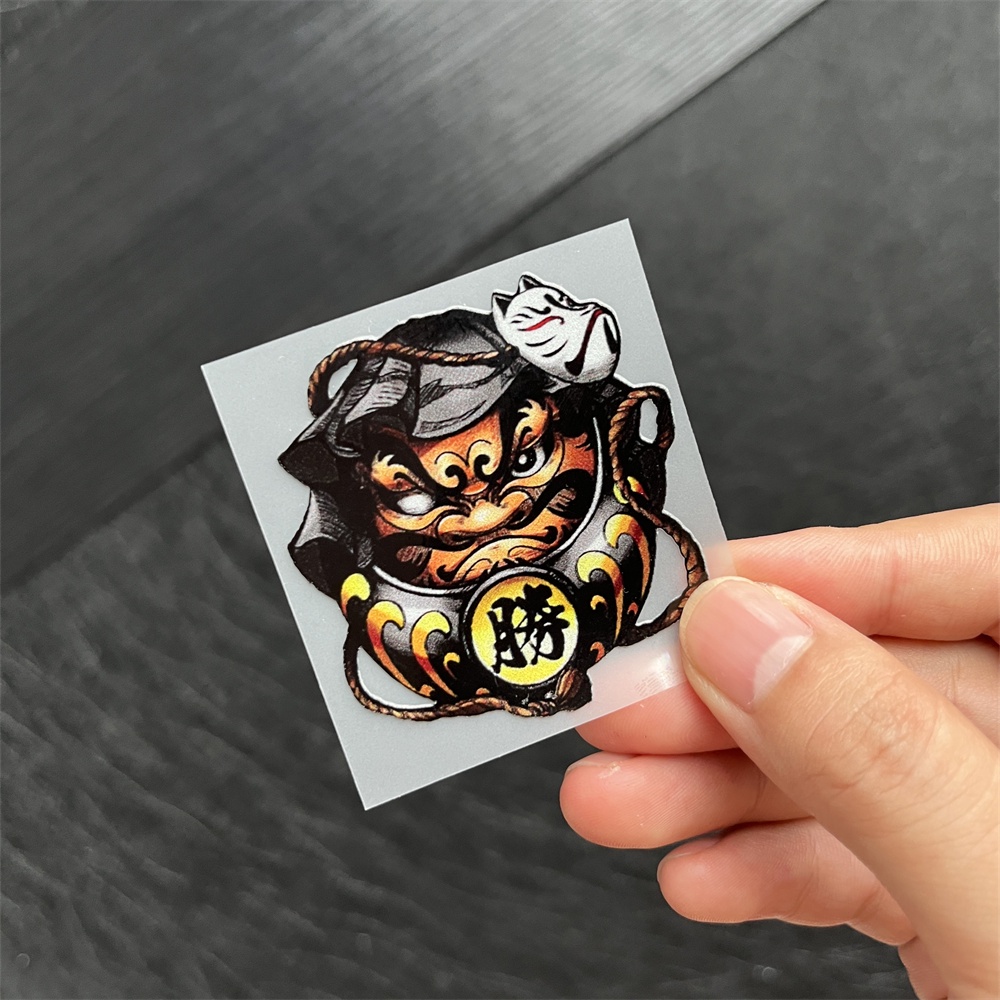 Ready Stock Dharma Car Stickers Japan Mobile Phone Stickers Locomotive ...